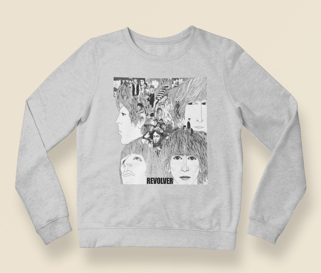 Beatles Revolver Sweatshirt, Unisex Rock Band Sweater, Retro Beatles ...