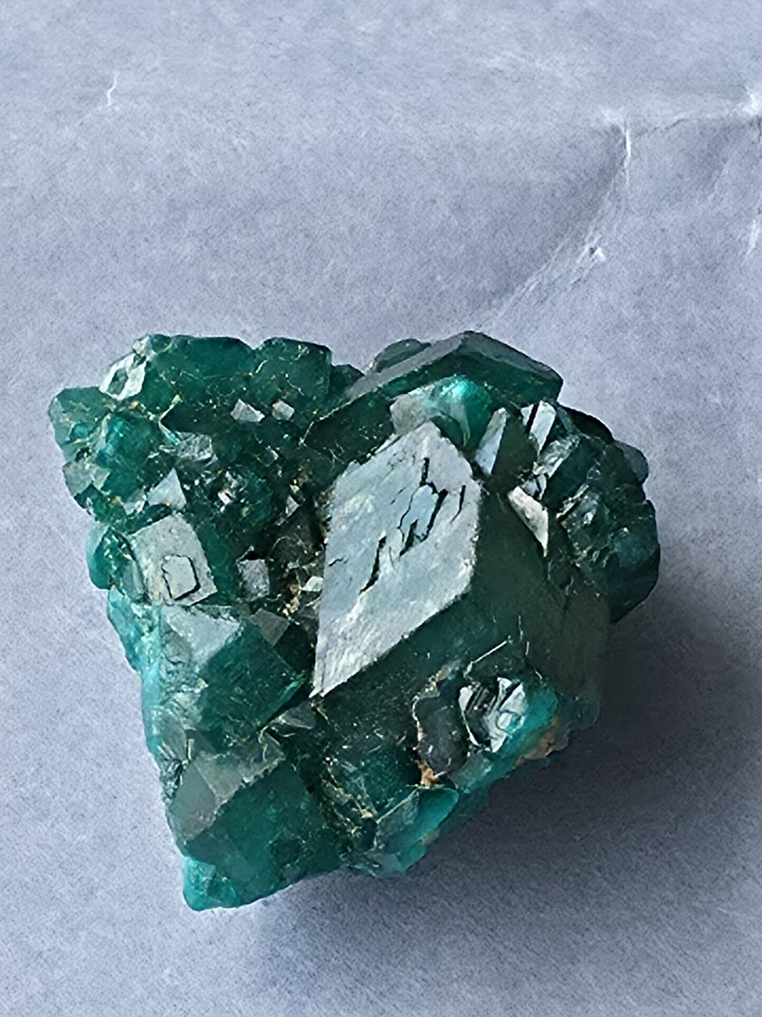 Superb Emerald Green Dioptase - Collection Specimen, Katanga, DRC - 6g ...