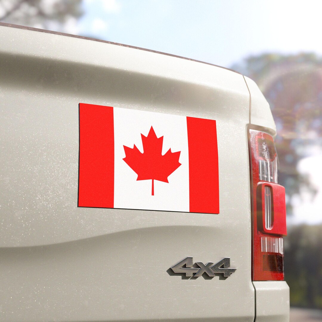 Canadian Flag Car Magnet - Support Canada, Car Enthusiastic Present ...