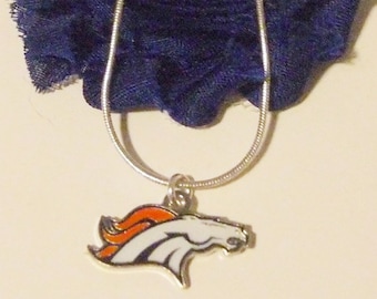 Broncos Necklace - Etsy