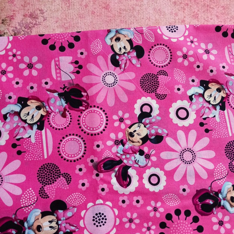 Minnie Mouse Fabric - Etsy