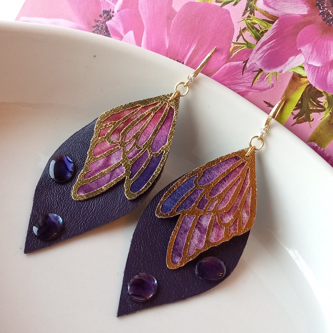 Wild Butterfly Wings Earrings. Beautiful Spring Summer Jewelry ...