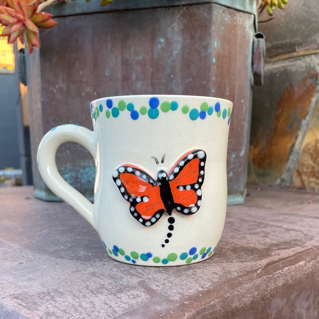 Monarch Butterfly Mug - Etsy