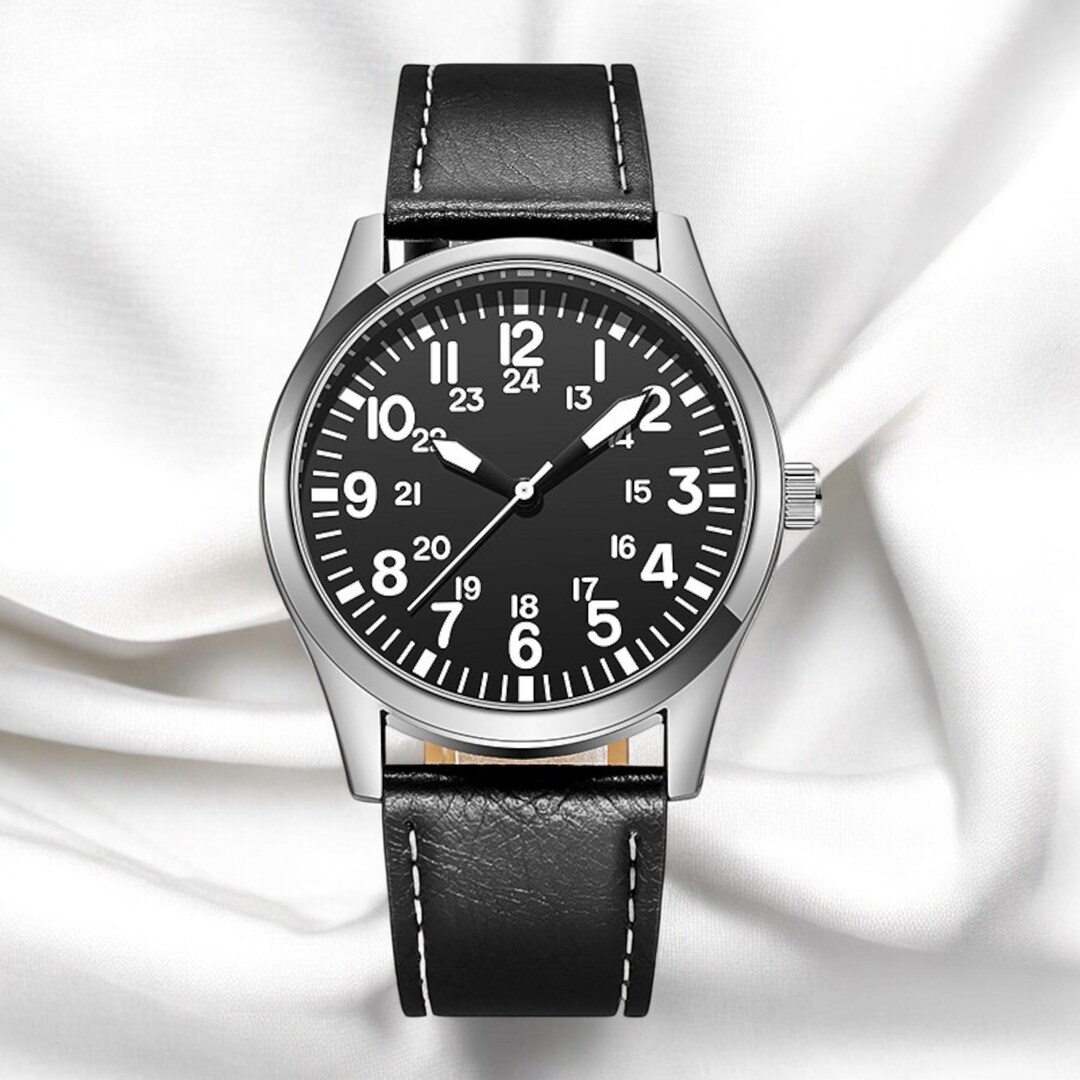 42mm Easy Reading Watch | Stylish Pilot Collection With Japanese ...