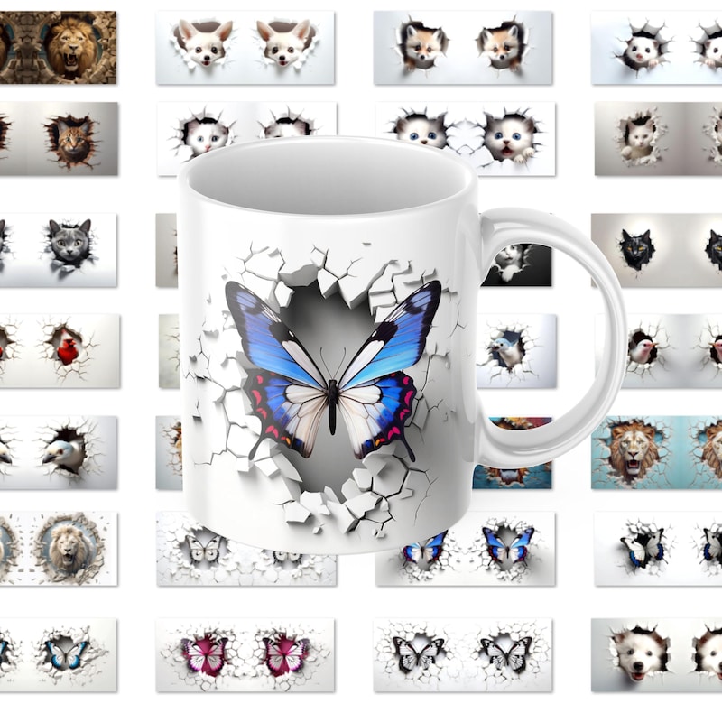 3d Bird Designs Mugs - Etsy