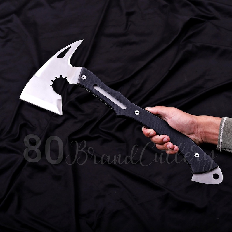 Leon Kennedy Hatchet Replica Axe RE9 Resident Evil Requiem Full Tang ...