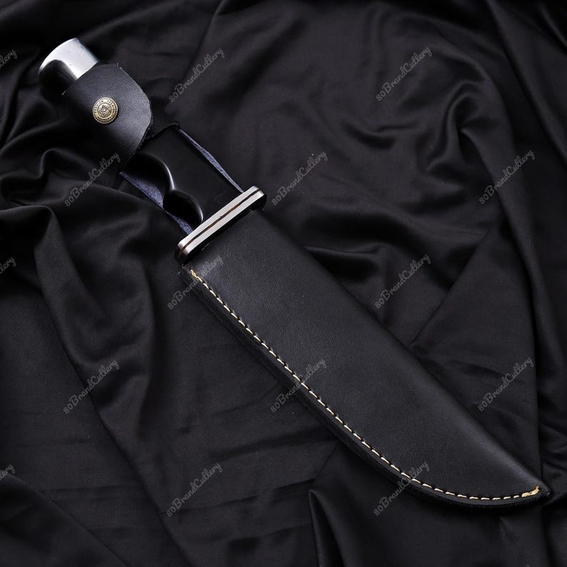 Scream Movie Ghostface Knife Replica: Buck 120, Real Blade, Leather ...