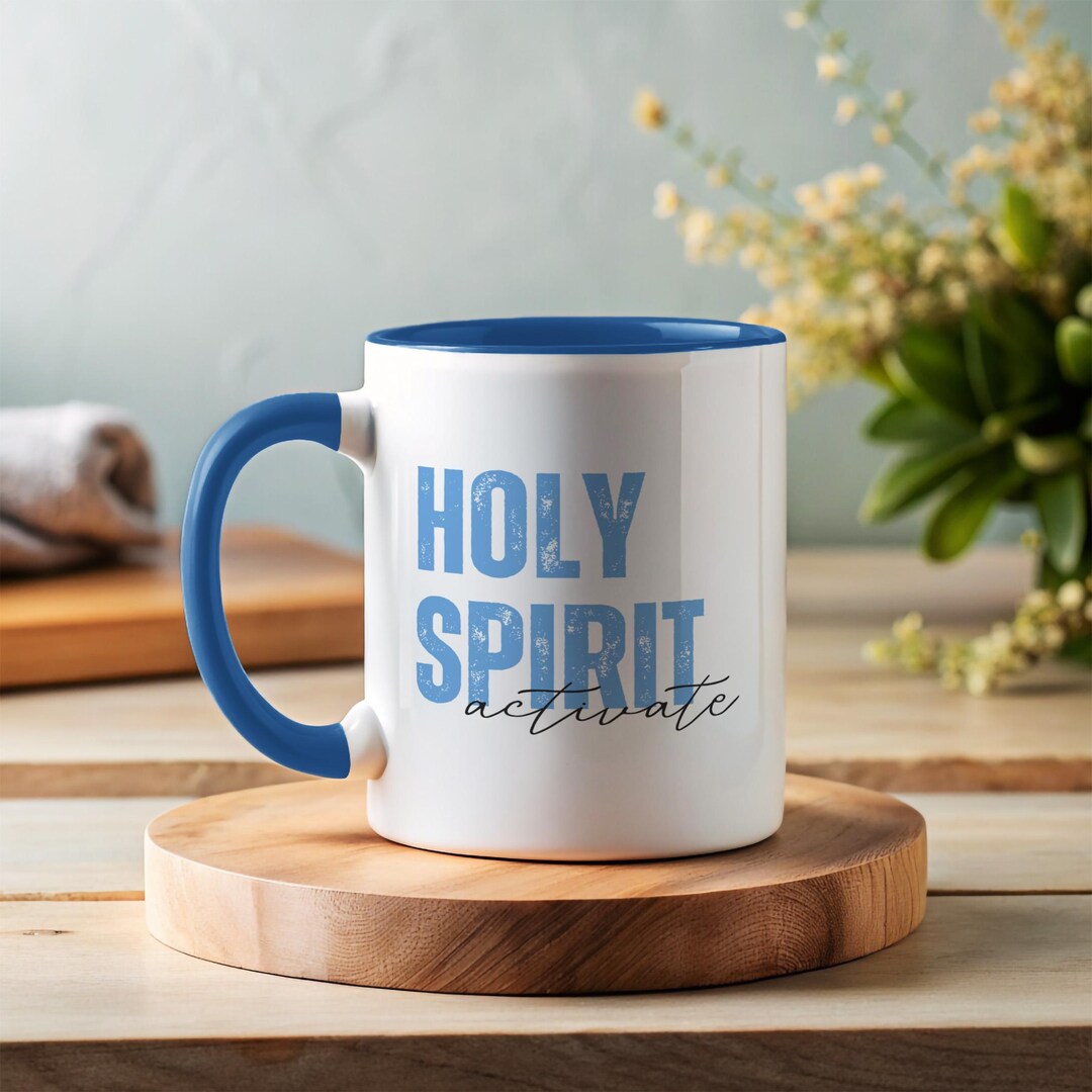 Holy Spirit Activate Spirit Filled Scripture Mug He is Risen Waymaker ...