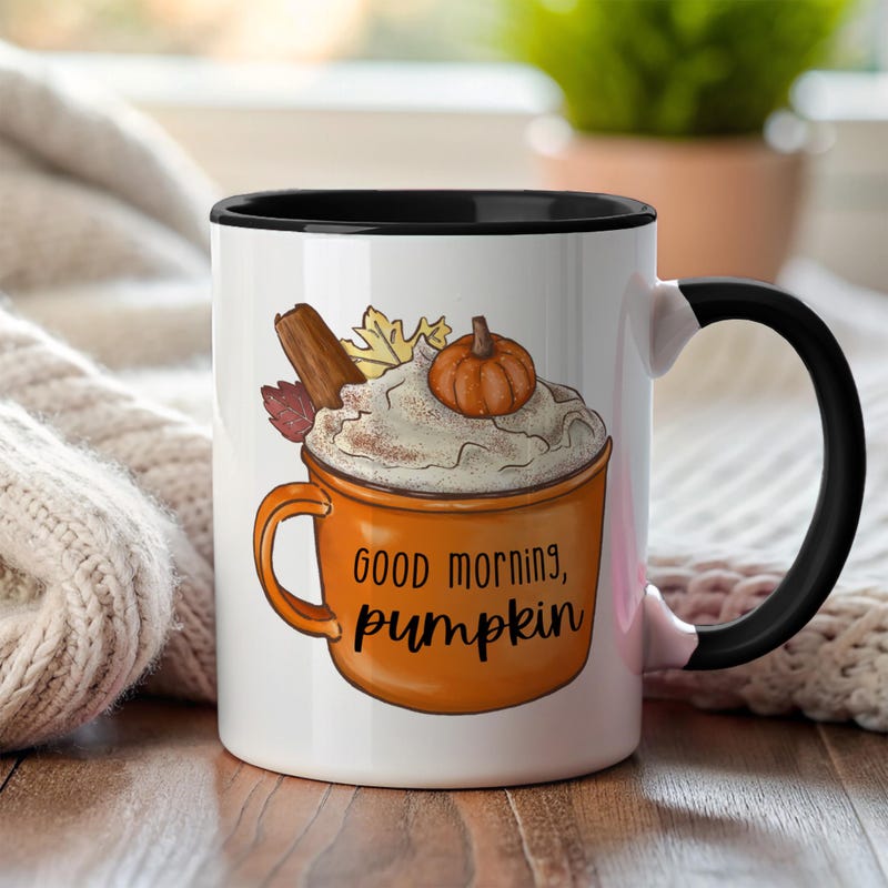 Morning Pumpkin Mug - Etsy