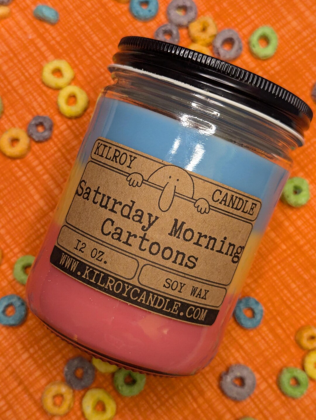 Saturday Morning Cartoons Froot Loop Scented Candle for Housewarming ...