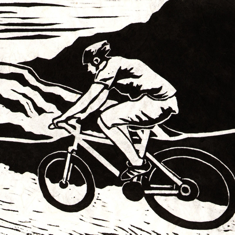 Bike Painting - Etsy