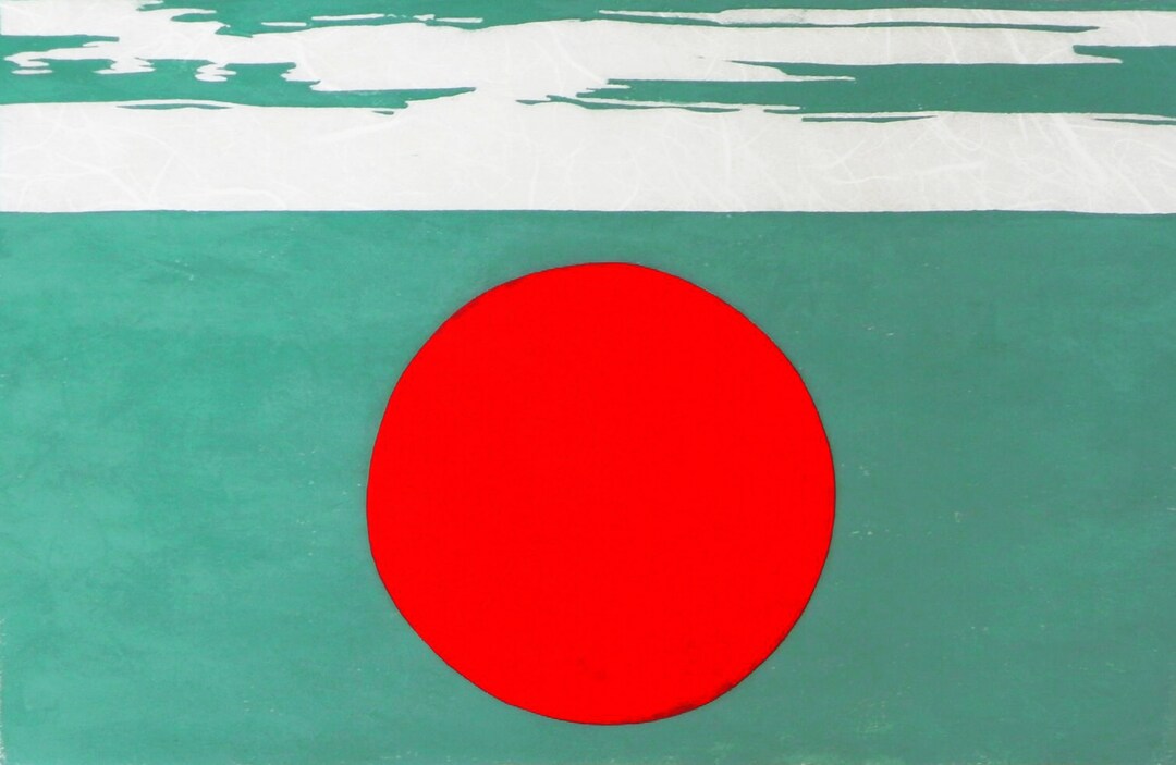 Sunset Ocean Landscape - Original Linocut - Etsy