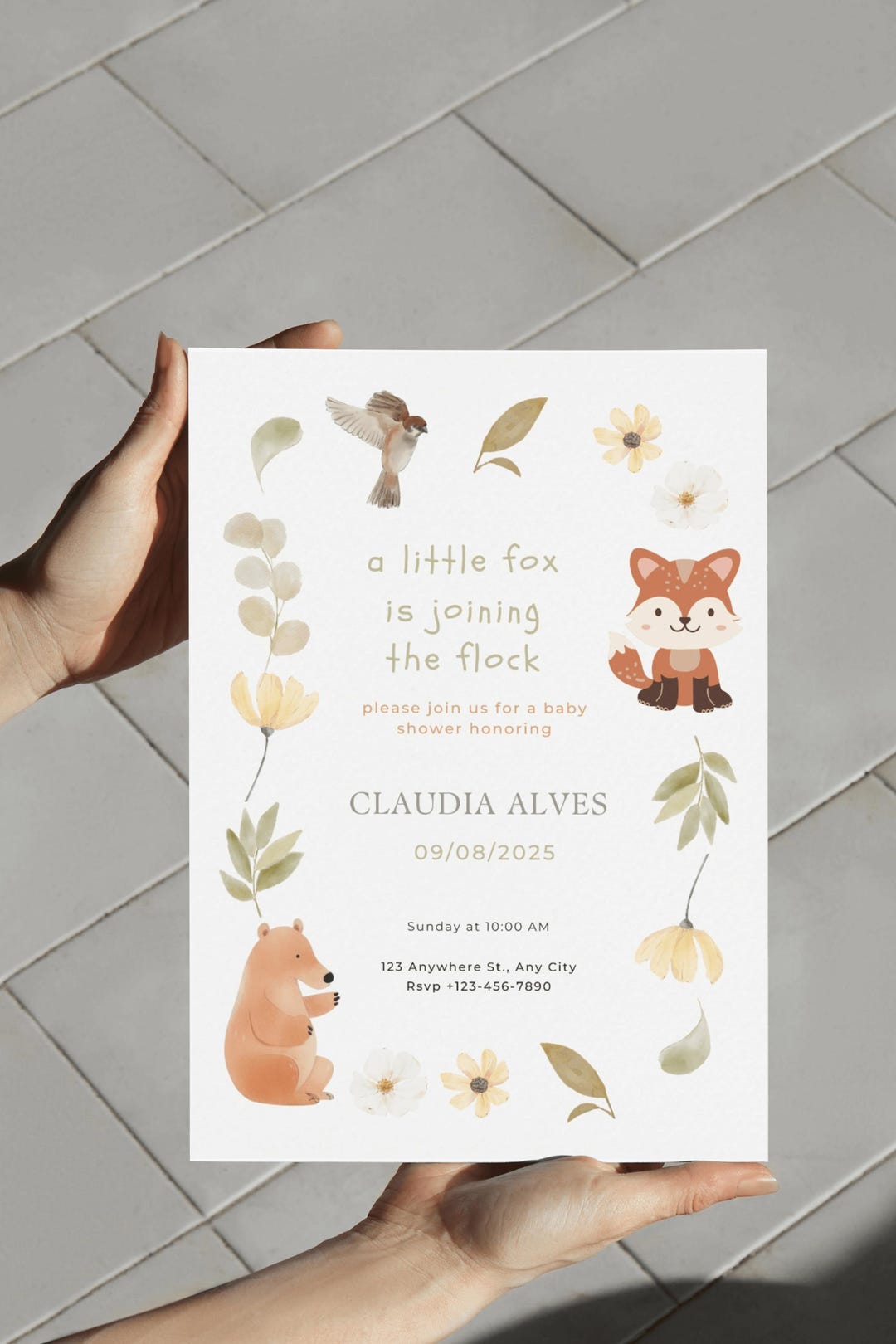 Baby Shower Invitation/baby Shower Invites/ Printable Baby Shower ...