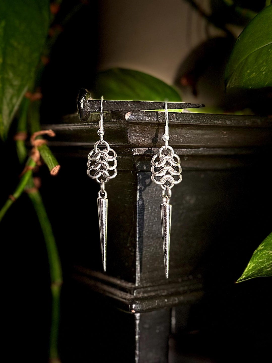 Serpent Scale Chainmail Earrings - Etsy