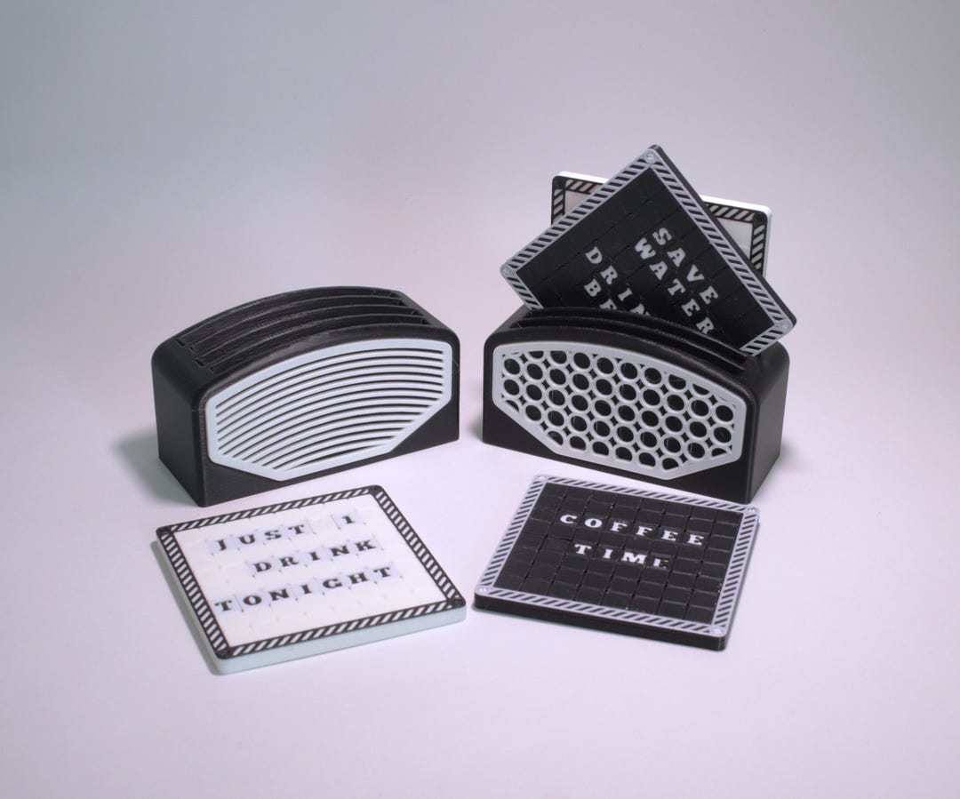 Customizable Coasters - Digital Stl Data for 3D Printer - Etsy