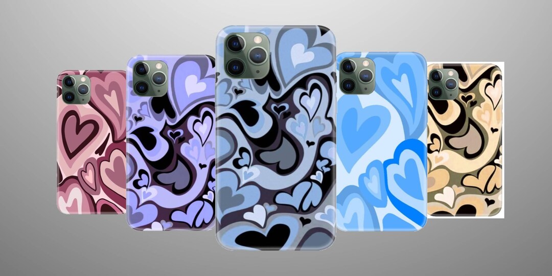 Heart Pattern Phone Case, Love Quotes Phone Case, Valentines Day Phone ...