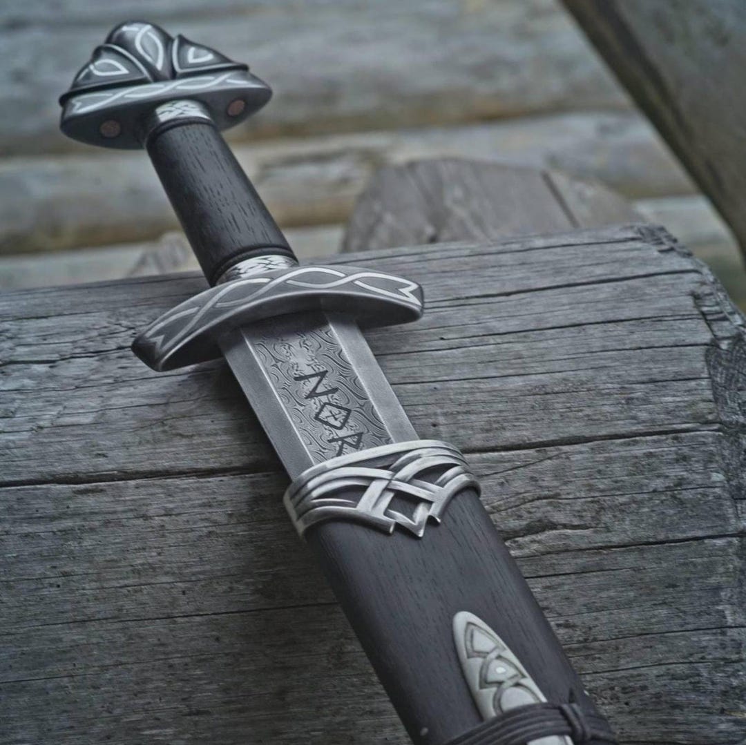 Handforged Norwegian Viking Sword, Authentic Norse Design Outdoor ...