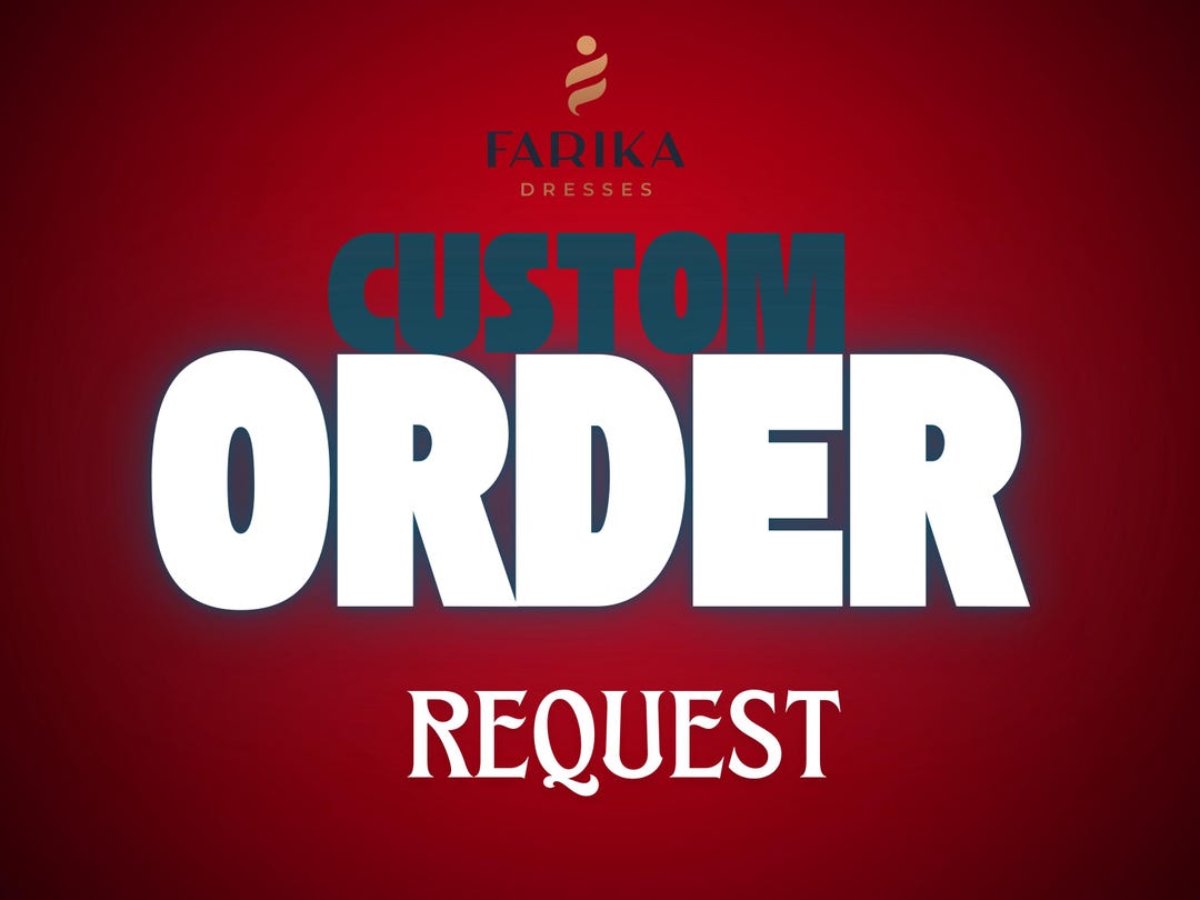 Custom Order Request Dress, Personalized Evening Event Dress, Customize ...