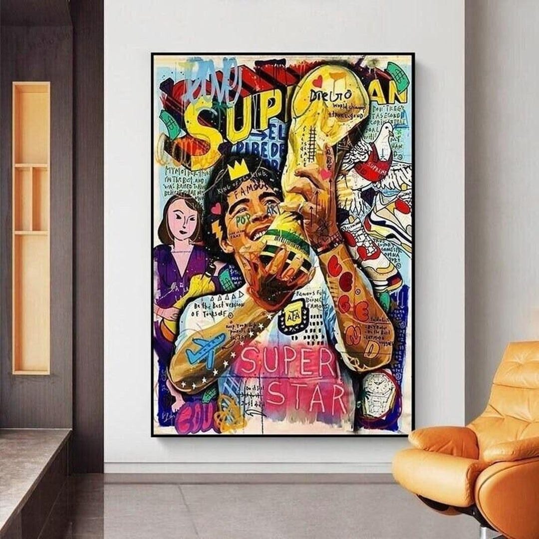 Alec Monopoly Graffiti Canvas Print: Modern Street Art Wall Decor - Etsy