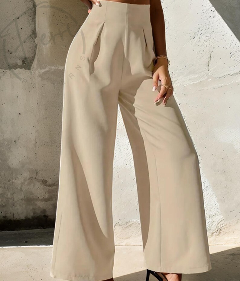 Cuddle Pant Sewing Pattern | Wide Leg Linen Pants | High Waisted Summer ...