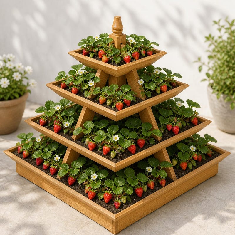 Pyramid Planter - Etsy