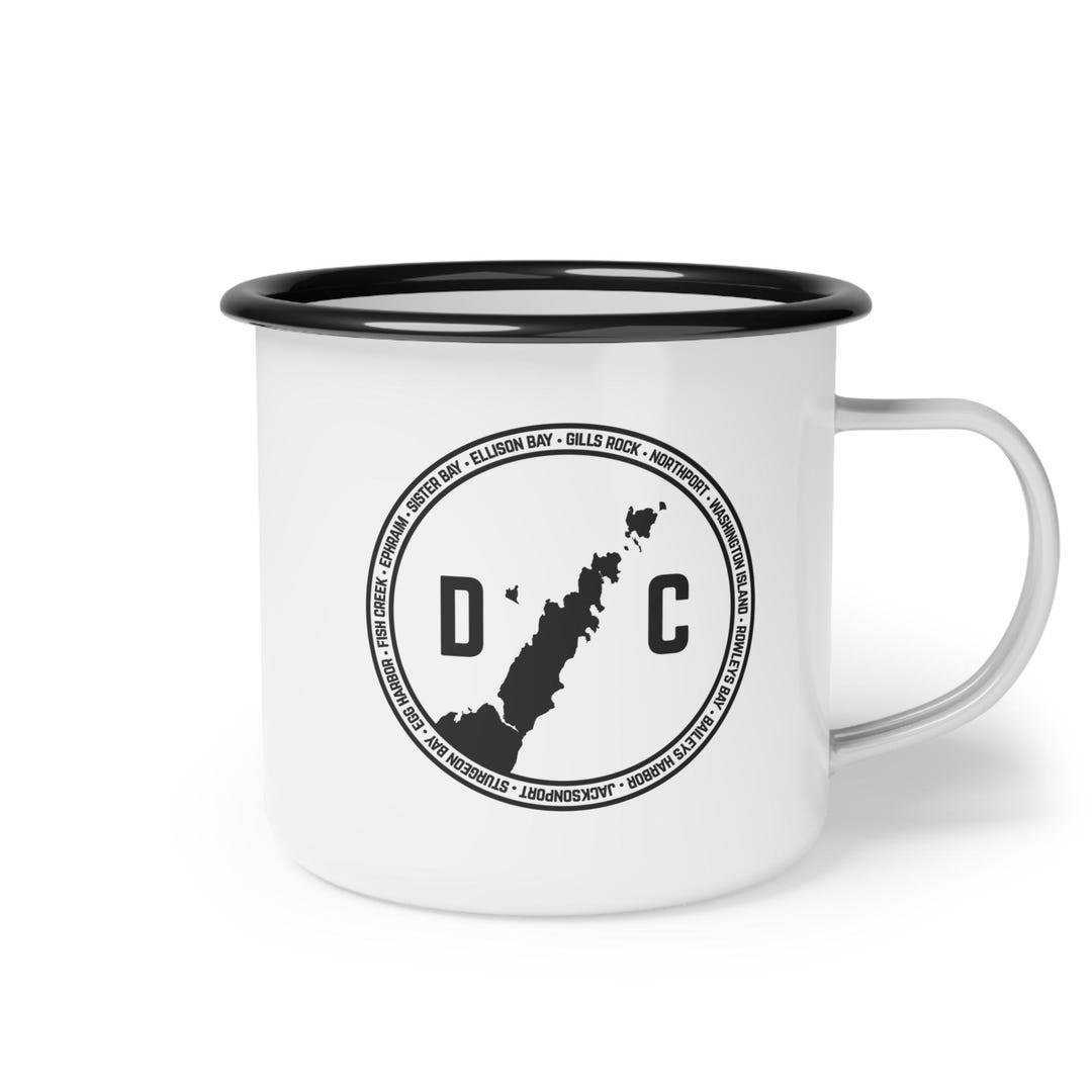 Door County Enamel Camp Mug - Etsy