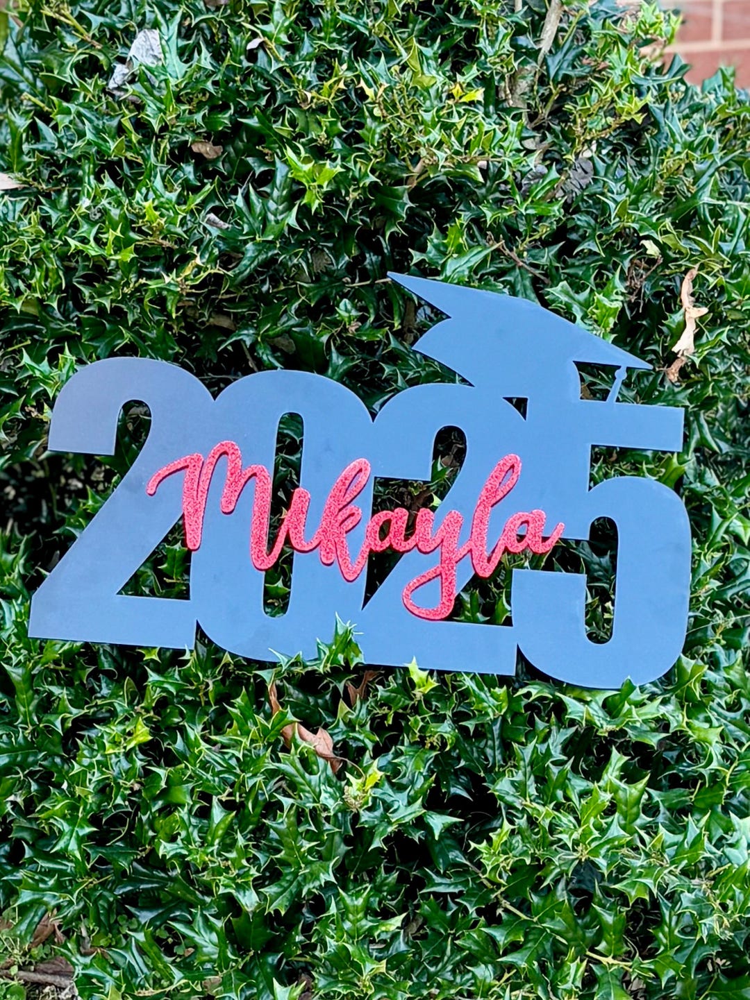 Custom 2025 Graduation Sign - Personalized Party Decor & Gift, Wood ...