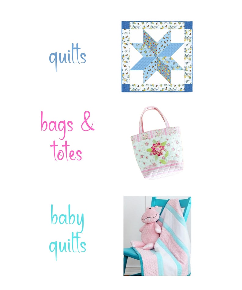 QUILT, Colorful Quilt Pattern, Easy Quilt Pattern, Download Quilt ...