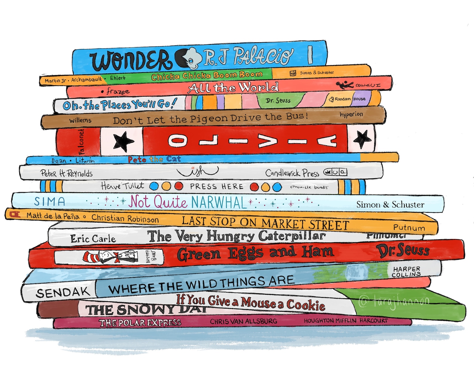 Children's Book Print - Colorful NUSERY Print BOOKS - Great GIFT for ...