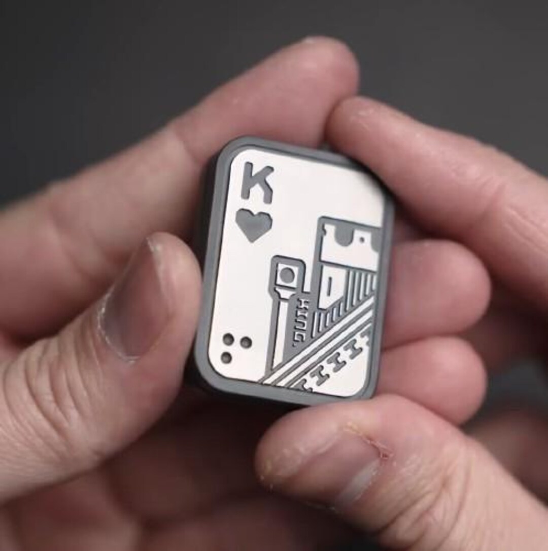 Pocket Fidget Card Tactile Metal Fidget Toy for Stress Relief & Focus ...