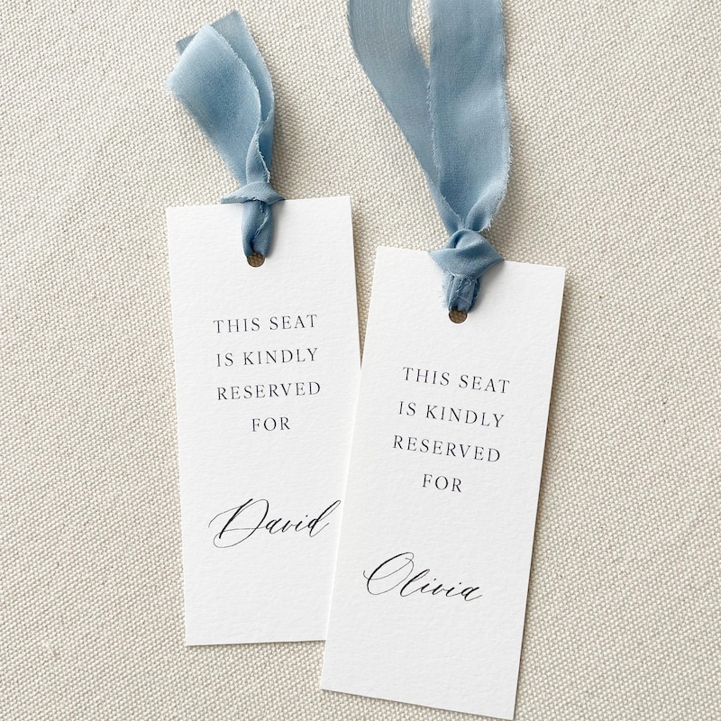 Seating Tag - Etsy