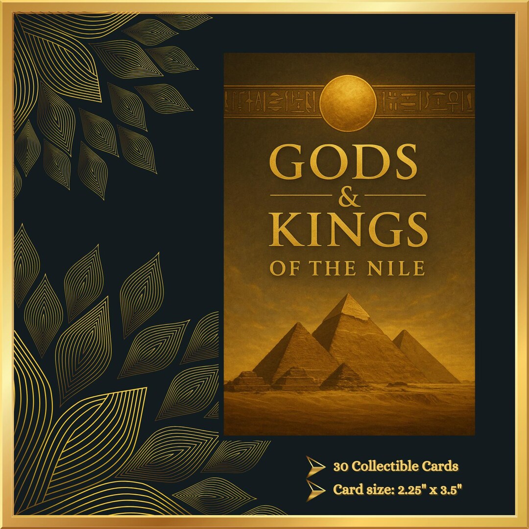 Ancient Egyptian Mythology Art Card Collector Set – Gods, Pharaohs ...