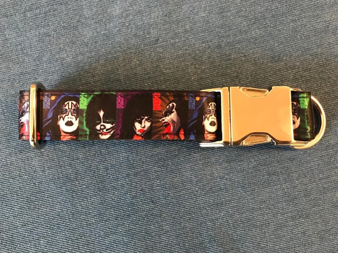 Handmade Unofficial Kiss Band Dog Collar (and Optional Matching Lead ...