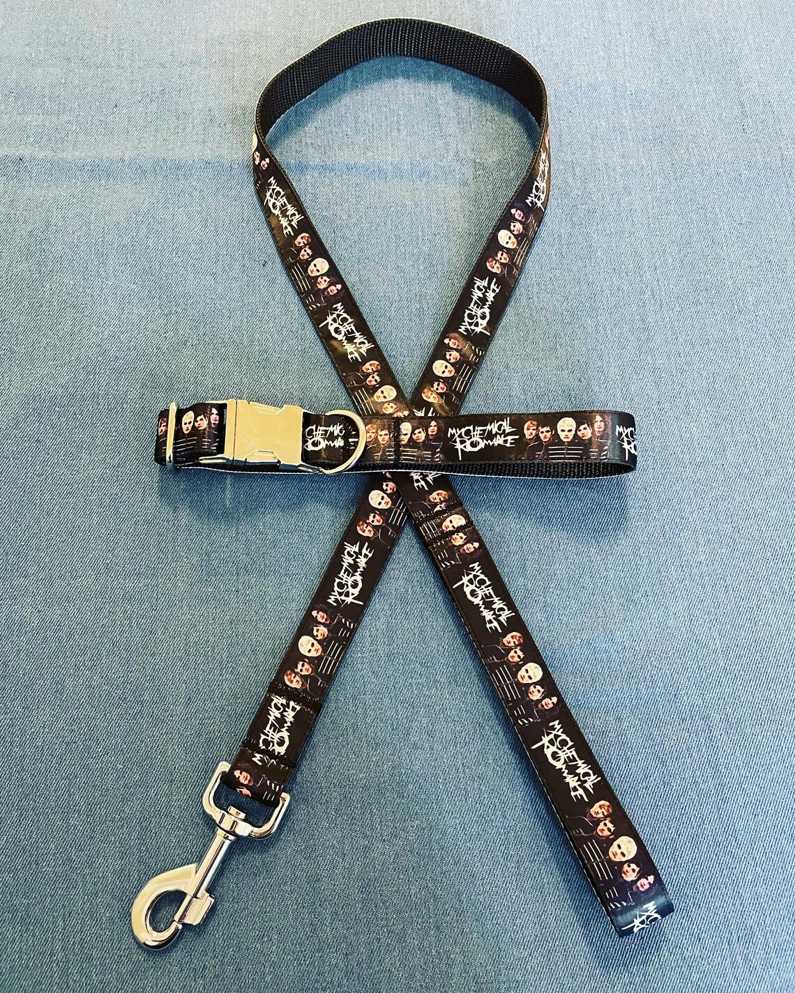 Handmade Unofficial My Chemical Romance Band Dog Collar (and Optional ...