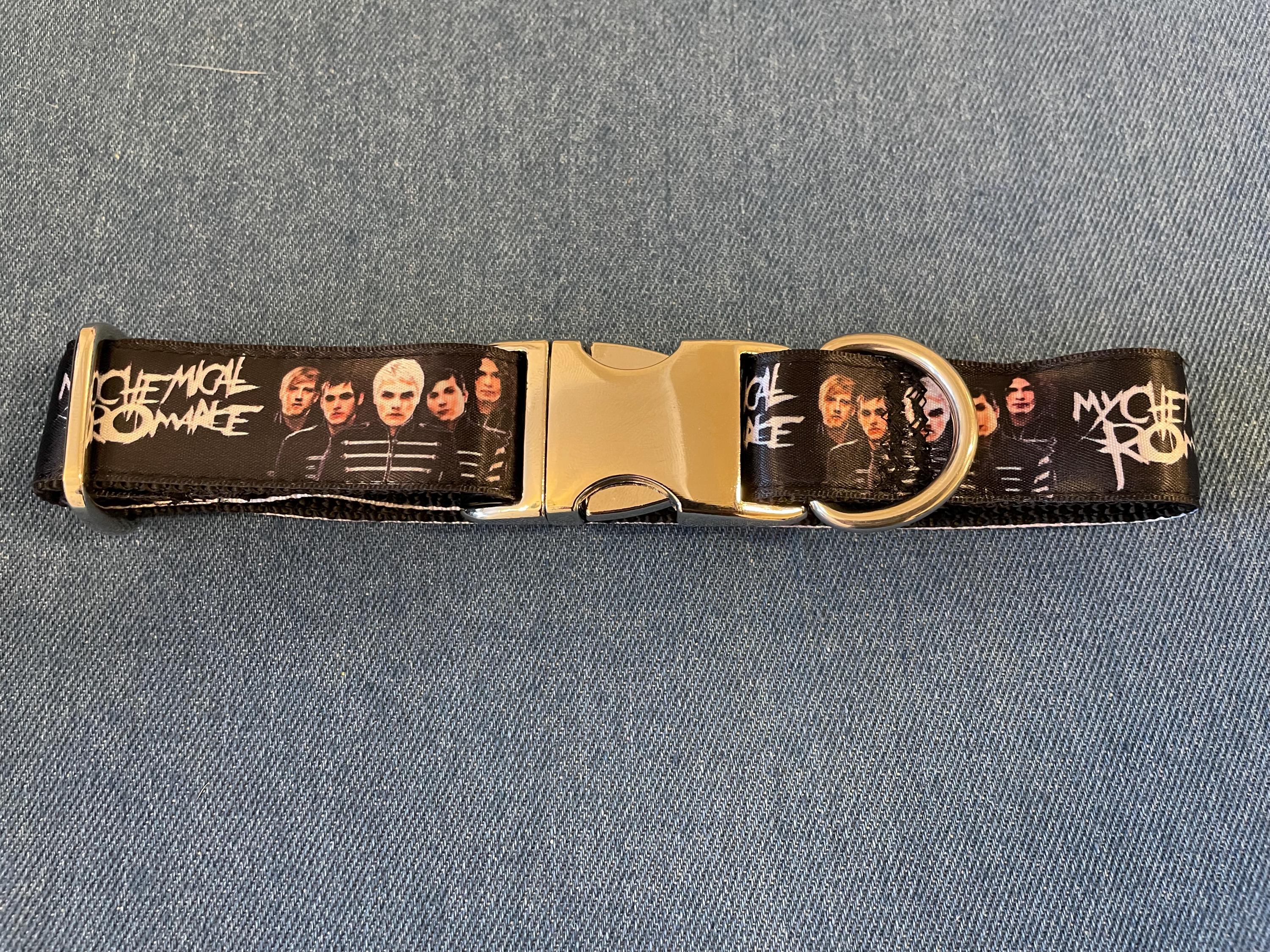 Handmade Unofficial My Chemical Romance Band Dog Collar (and Optional ...