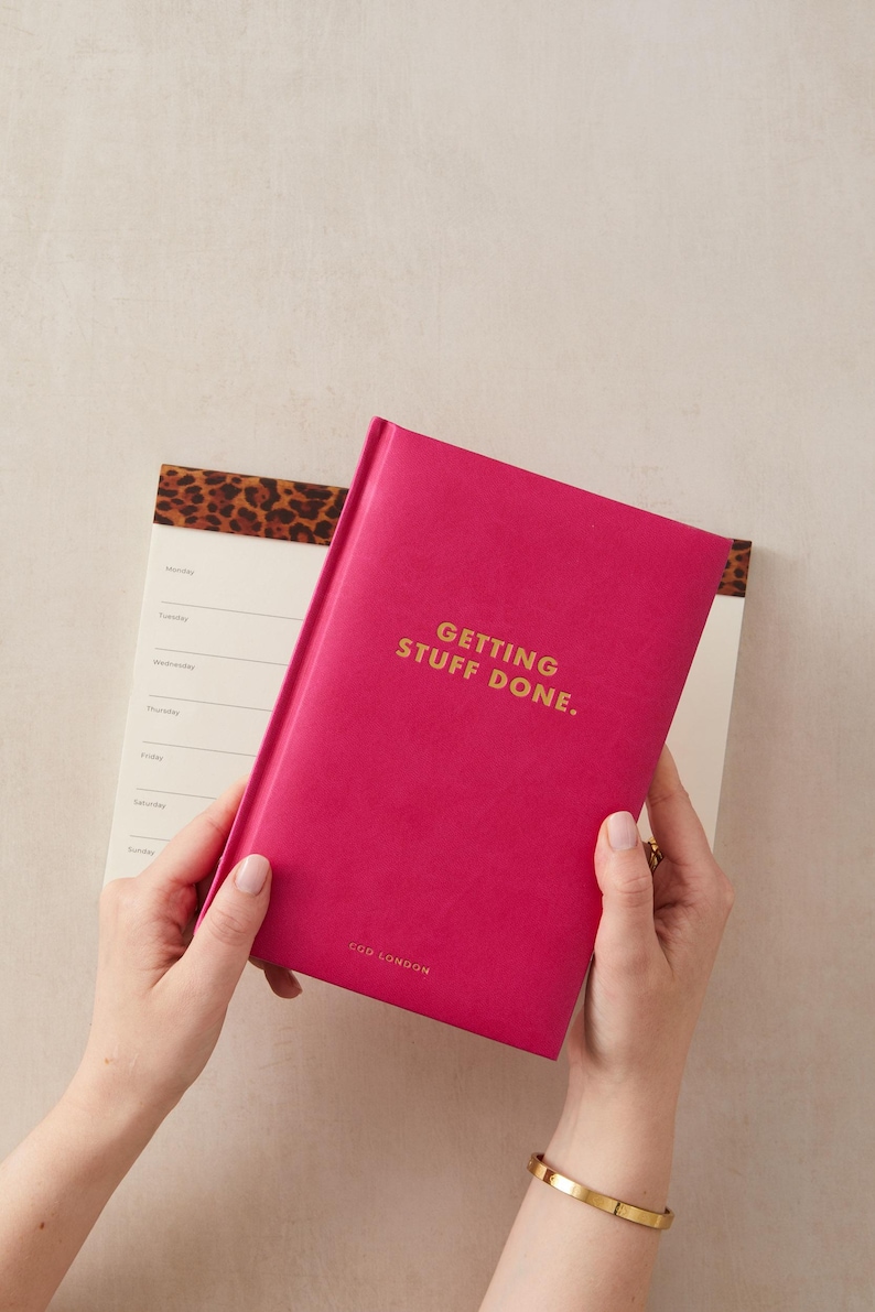 Daily Planner 2026 - Getting Stuff Done Planner - Luxury Weekly Daily ...