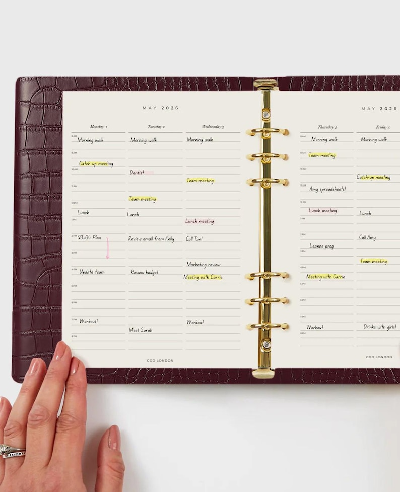 2027 Diary Award Winning Classic Binder Set - 2027 Dated or Undated ...