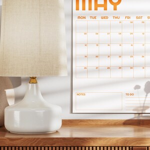 2025 Printable Calendar – A3 & A4 Sizes, Monday Start, Minimalist ...