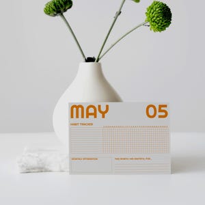 2025 Printable Calendar & Habit Tracker | Minimalist Planner for Self ...