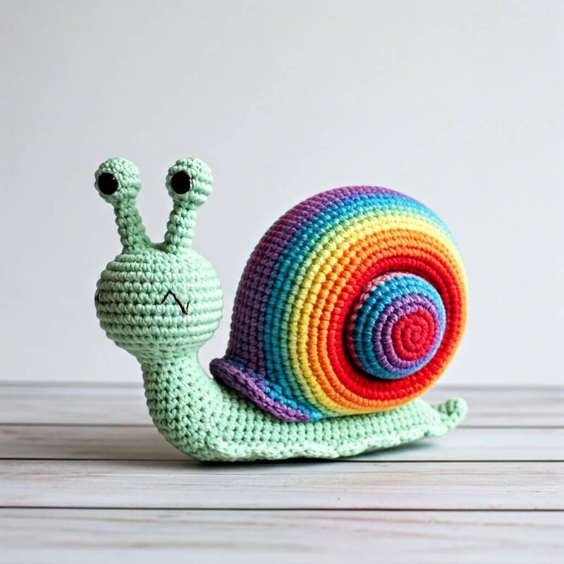 Crochet Snail - Etsy