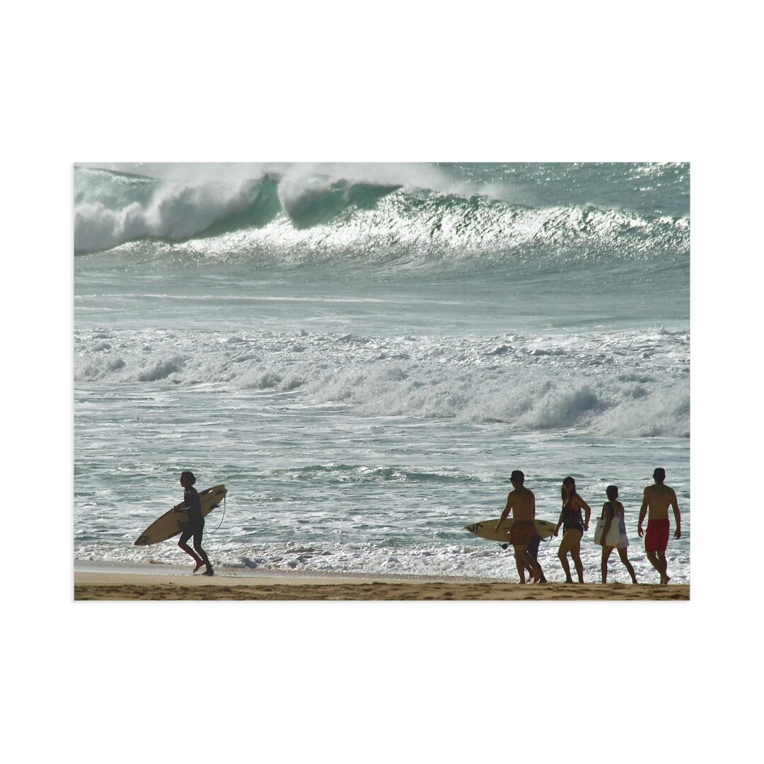 Surfing Vibes Fine Art Postcards | Beach Decor, Travel Memo, Summer ...