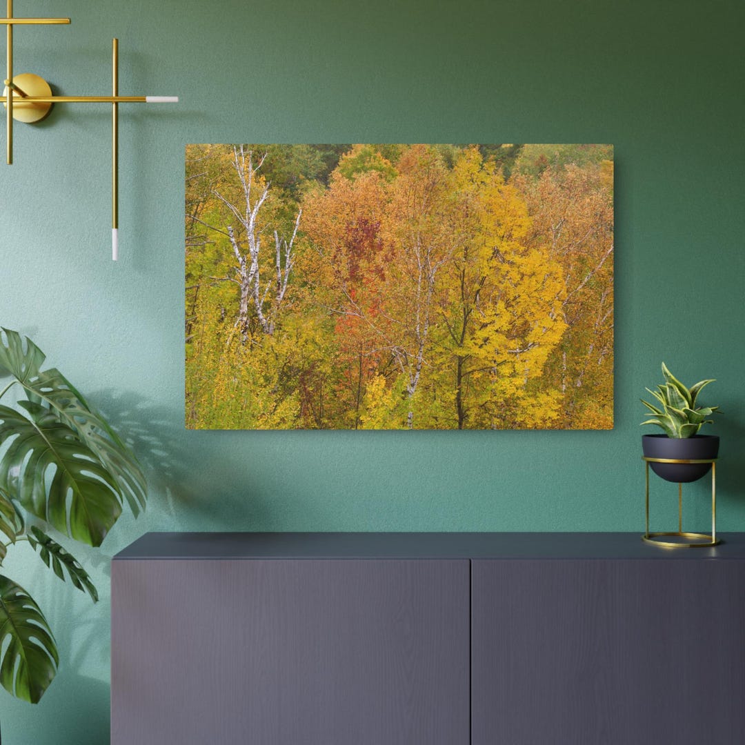 Autumn Leaves Metal Art Sign, Rustic Wall Decor, Fall Decor, Home ...