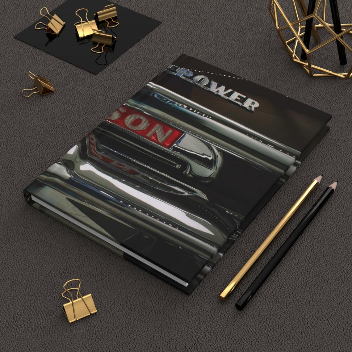 Classic Car-themed Hardcover Journal, Retro Journal for Car Lovers ...