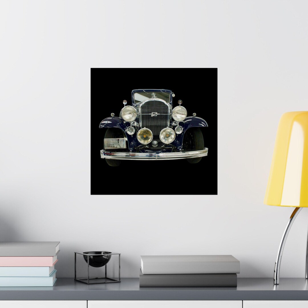 Vintage Mobster Car Matte Vertical Posters, Automotive Decor, Wall Art ...