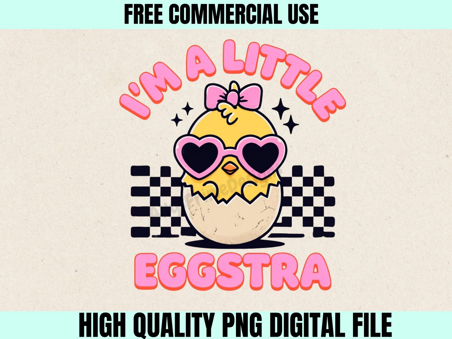I'm a Little Eggstra - Cute Chick PNG Digital Download Easter T-shirt ...