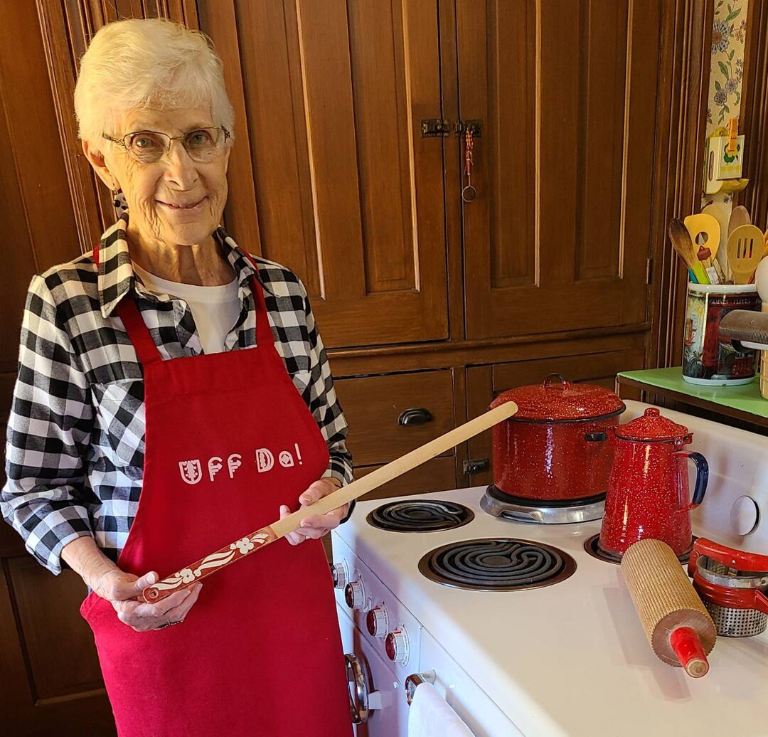 Uff Da Red Apron - Etsy