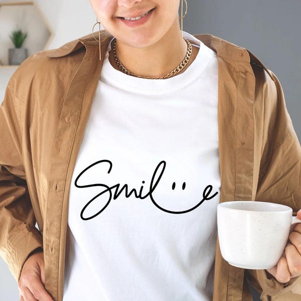 Smile Cut File - Etsy