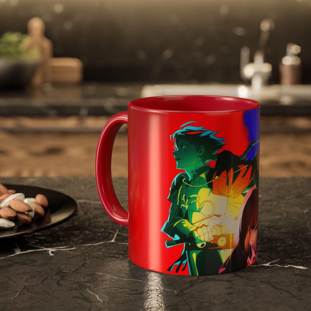Anime Mugs, Fate/strange Fake Design, Crunchyroll Mug, Colorful Coffee ...