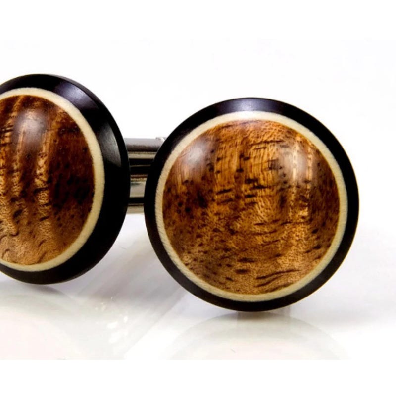 Wooden Cufflinks - Etsy