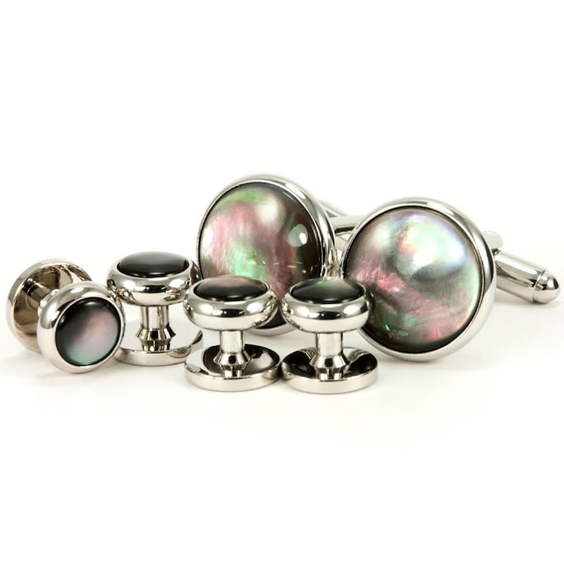 Vintage Tuxedo Studs Set - Etsy